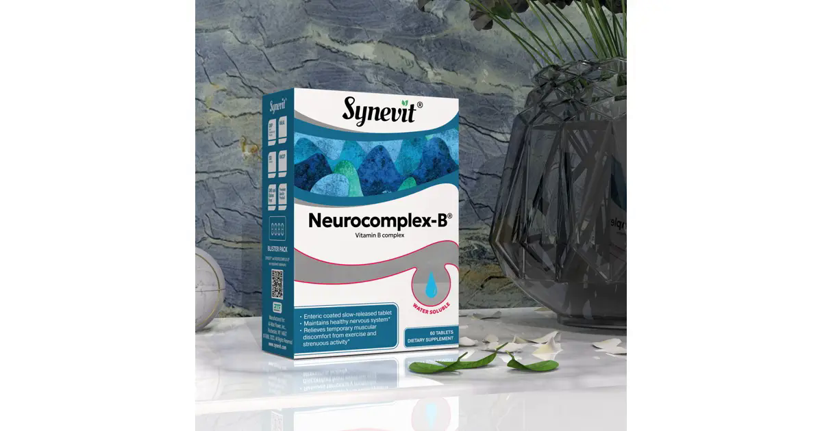 Neurocomplex-B - Vitamin B Complex - Slow-Release for Energy & Mood